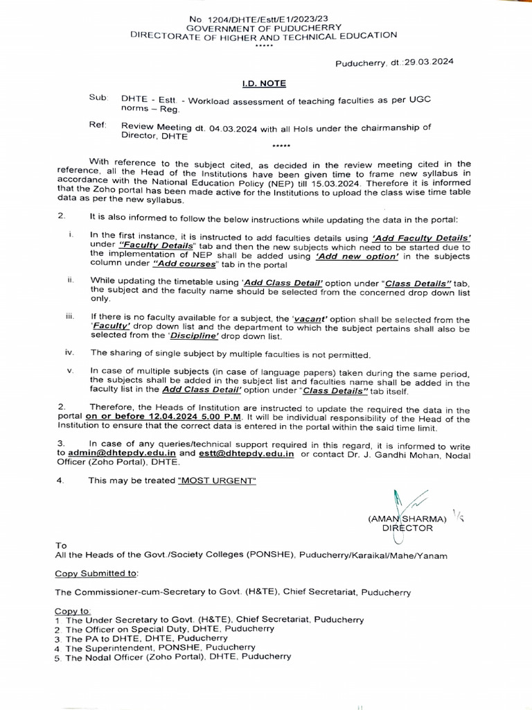 I.D. Note 29.03.2024 | PDF