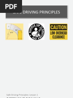 Powerpoint Defensive Driving | PDF | Driving | Traffic Collision