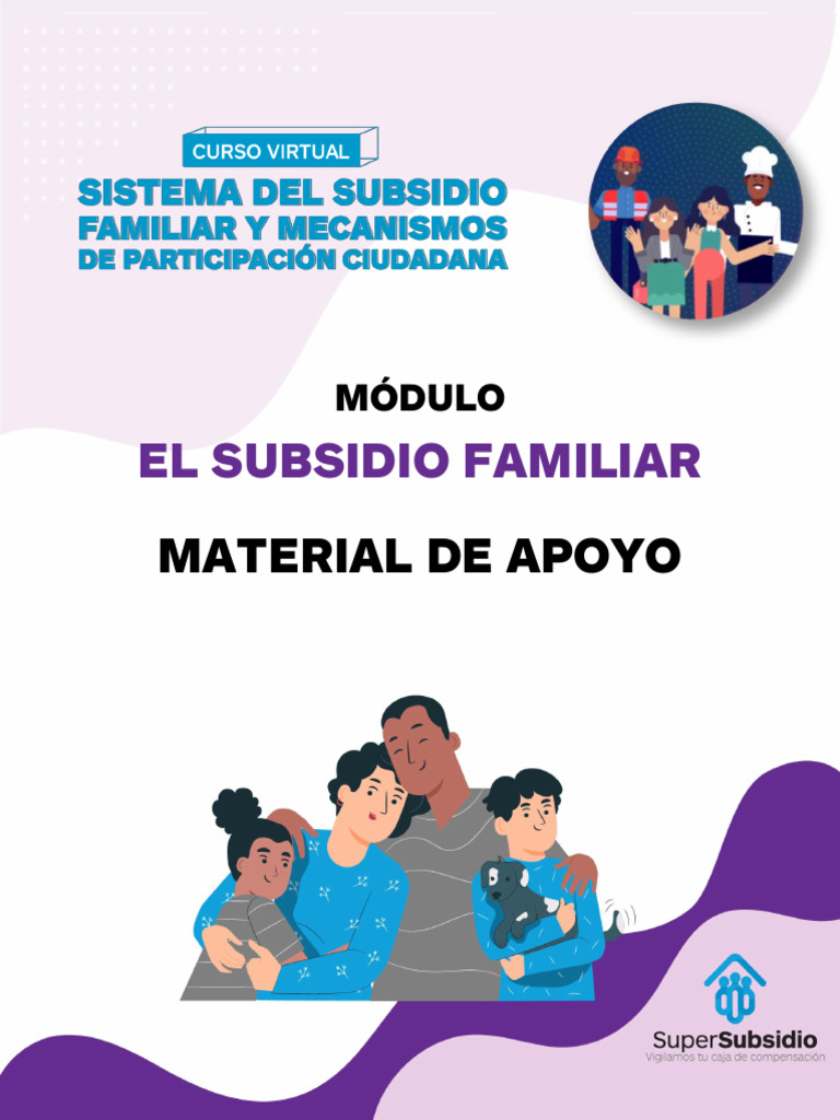 SUBCIDIO FAMILIAR-MATERIAL APOYO | PDF | Salario | Subvención