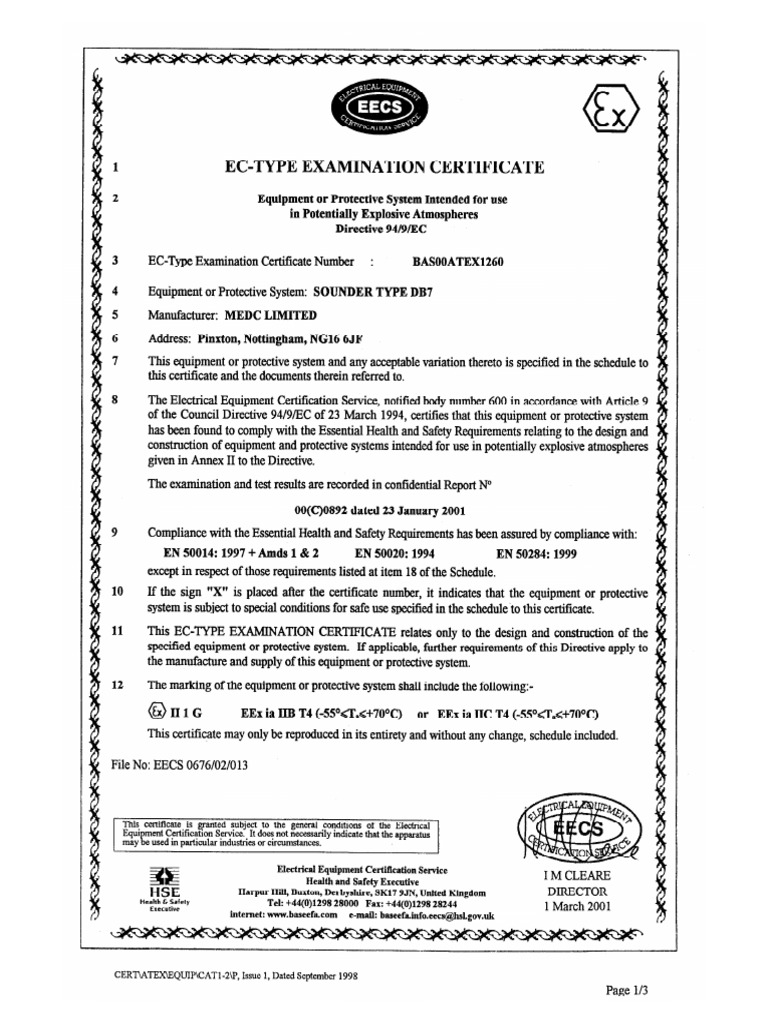 db7 Sertifikat | PDF