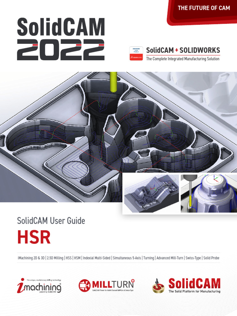 SolidCAM 2022 HSR Machining User Guide (1) | PDF | Machining | 3 D Modeling