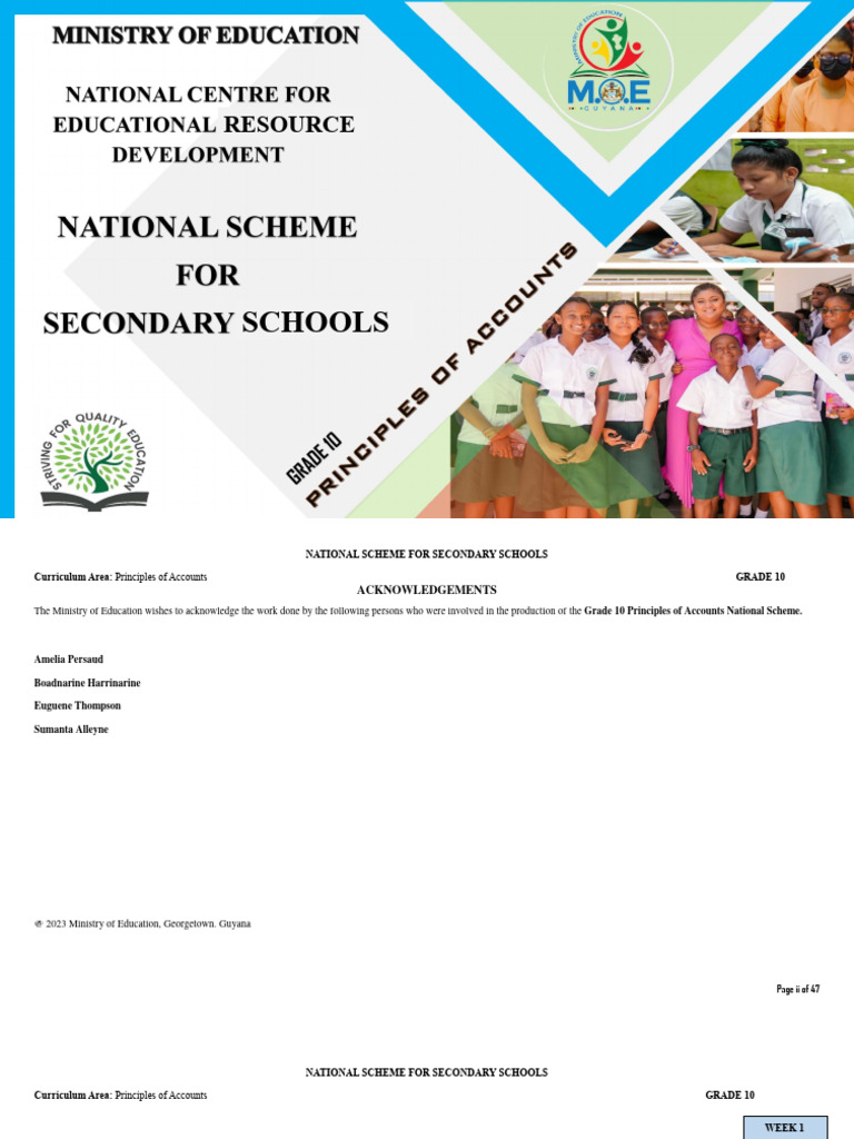 Grade 10 Principles of Accounts Curriculum | PDF | Debits And Credits ...