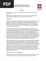 Grade 12 TRC Notes | PDF | Justice | Crime & Violence