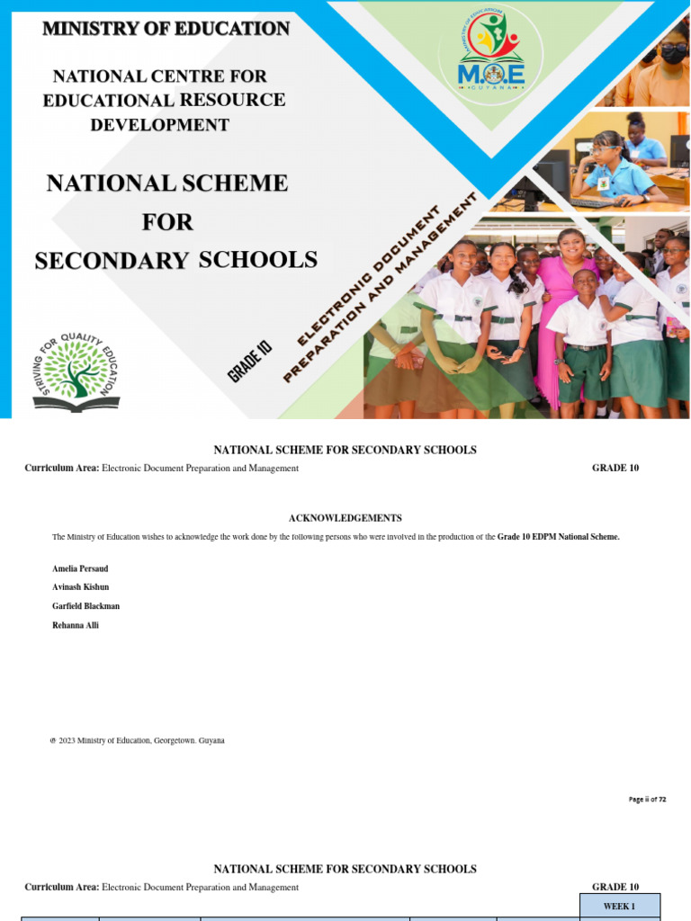 EDPM National Scheme G10 | PDF | Computer Data Storage | Input/Output