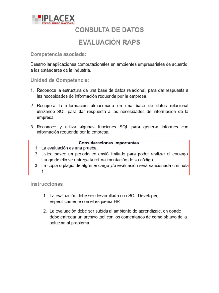 EXAMEN Consulta Datos Convalidacion | PDF | SQL | Bases de datos