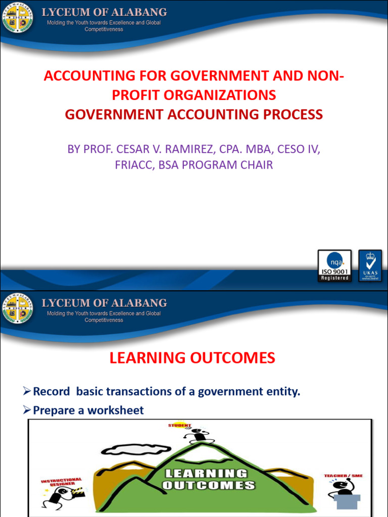 GOVERNMENT ACCOUNTING PROCESS | PDF | Debits And Credits | Expense