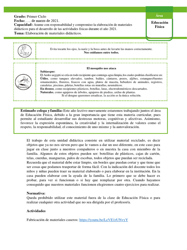 PLAN_1_EDUC._FÍSICA_1er_Ciclo | PDF