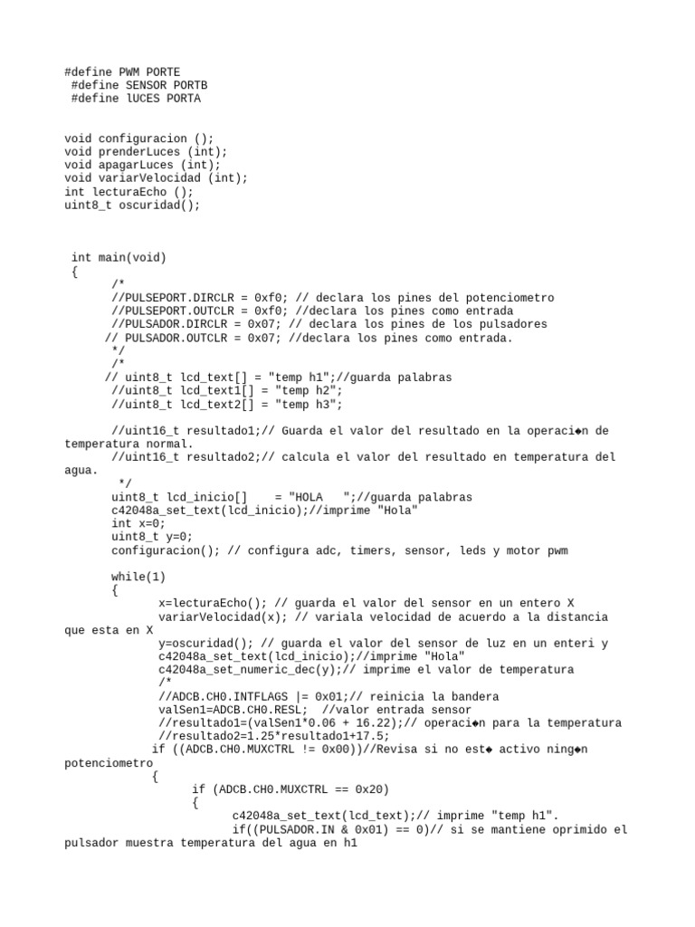 Codigo Final Funcionando Proyecto Carro | PDF | Ingeniería Informática | Procesamiento de la señal