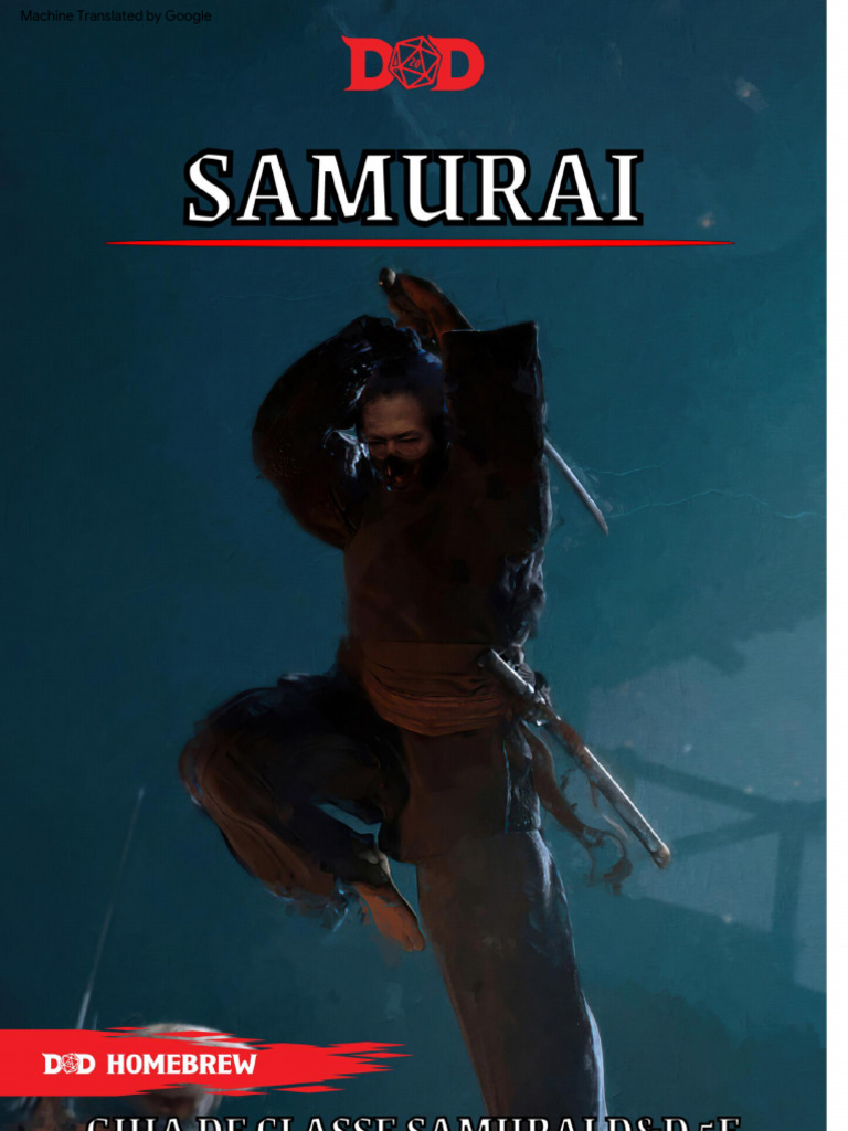Samurai - Classe D&D5e (Versão 1.2) - The Homebrewery - Removed-1-6 ...