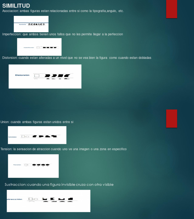 Conceptos de Similitud en Diseño Gráfico | PDF