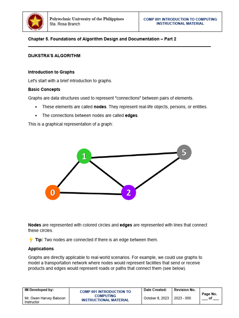 ItC - Chapter-5 - Foundations of Algorithm Design and Documentation ... ItC - Chapter-5 - Foundations of Algorithm Design and Documentation ...