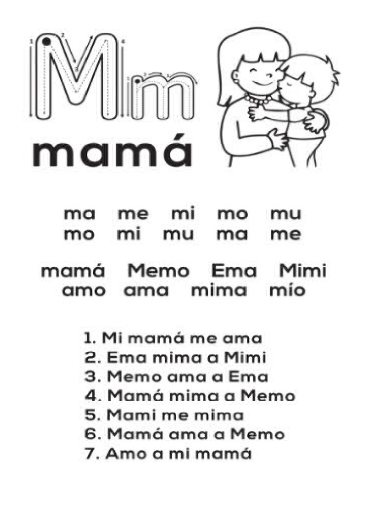 Lectura Ma Me Mi Mo Mu | PDF