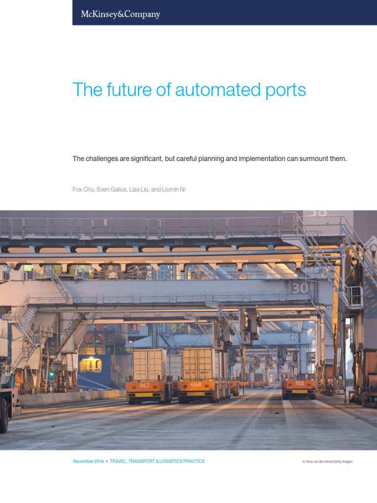 The Future of Automated Ports Final | PDF | Automation | Port
