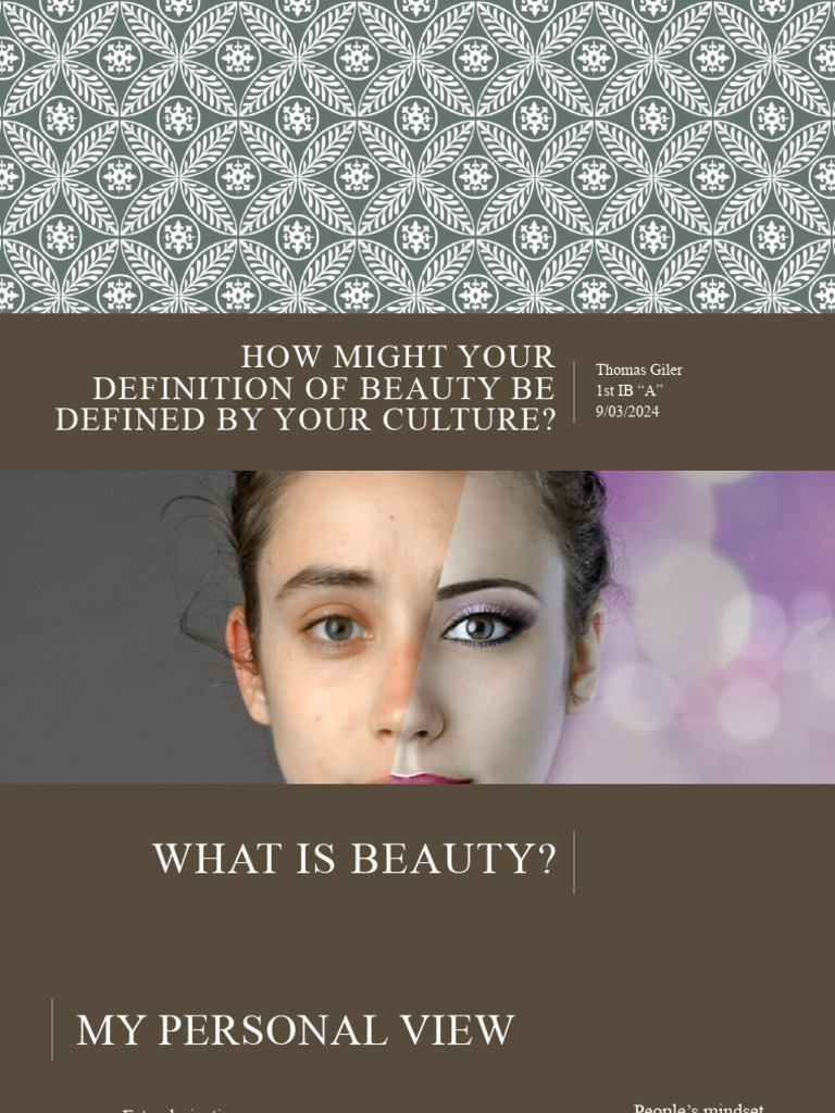 How Might Your Definition of Beauty Be Defined | PDF