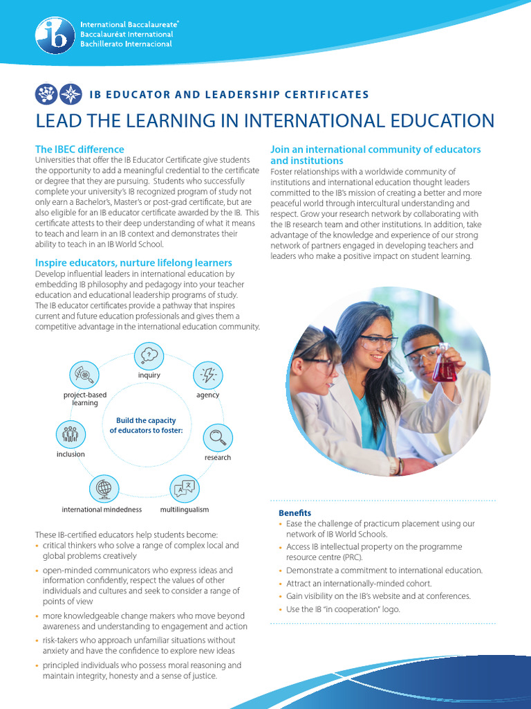 Ib Certificates 2022 Universities en | PDF | Teachers | Leadership