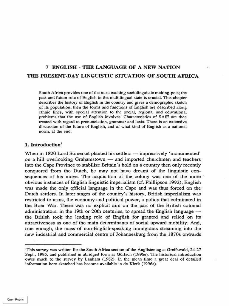 Gorlach | PDF | English Language | Multilingualism