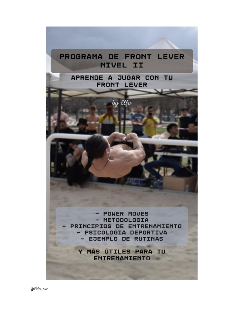 Front Lever LVL 2 | PDF | Mente | Fuerza
