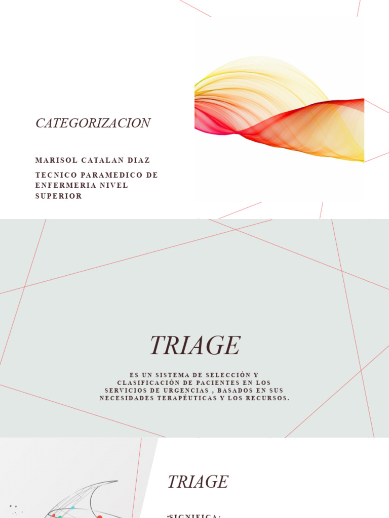 Triage | PDF | Ciencias de la Salud | Emergencias Médicas