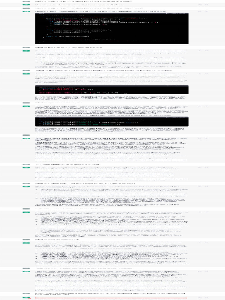 Find Most Repeated Character | PDF