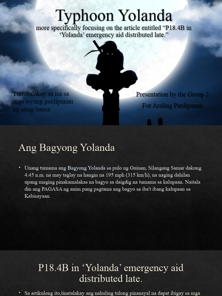 Typhoon Yolanda | PDF