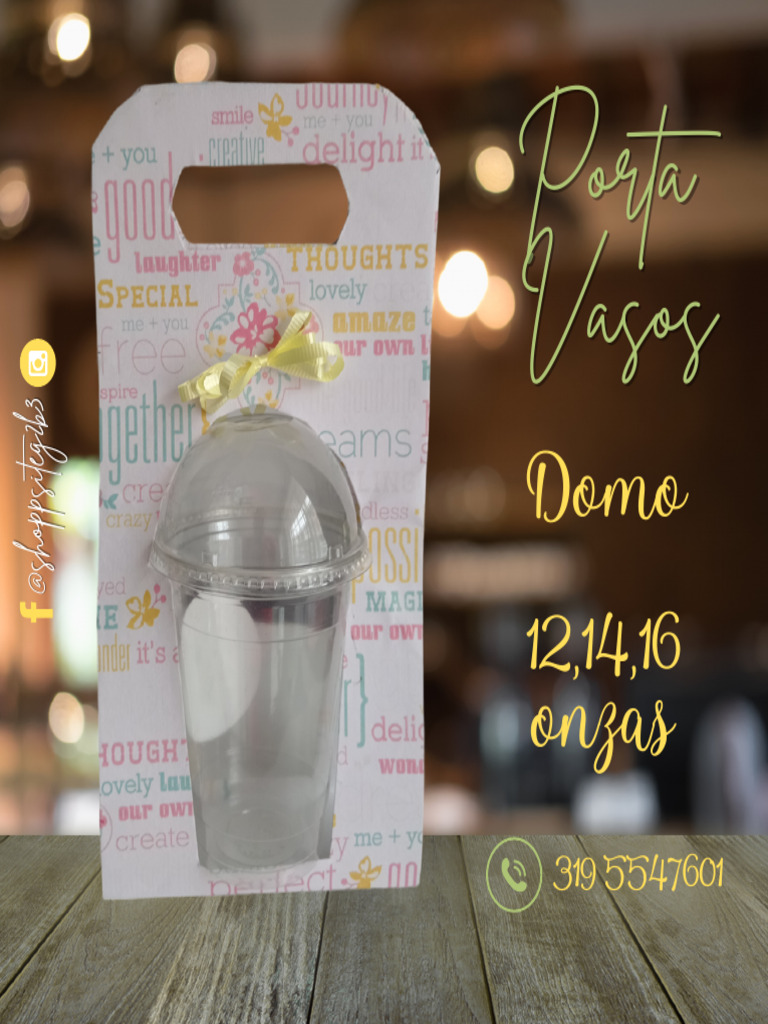 Plantilla Porta Vaso Domo Gratis | PDF