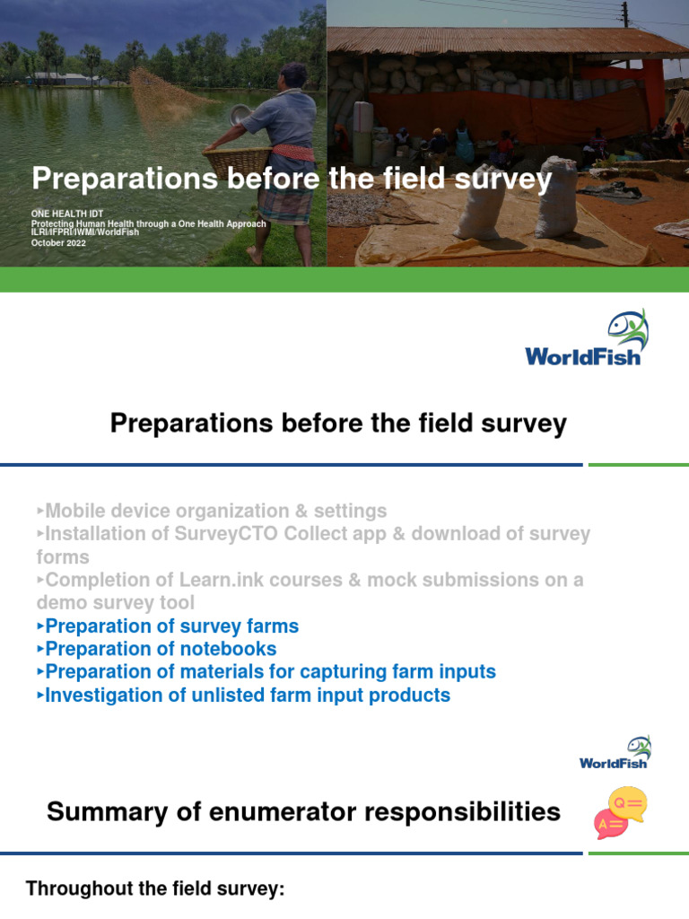 Preparations Before The Field Survey: Photo | PDF | Mobile App | Icon ...