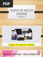 Parts and Function of Multitester | PDF | Technology & Engineering