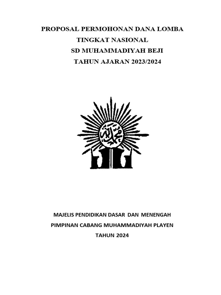 Proposal Lomba | PDF