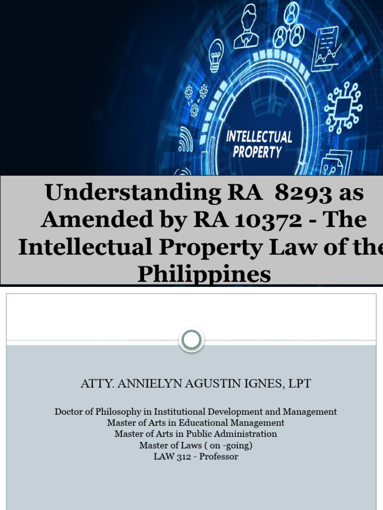 Intellectual Property Law Part I | PDF | Intellectual Property | Patent