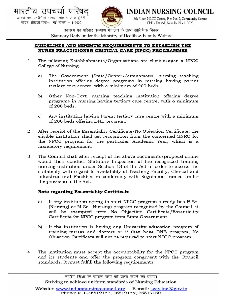 NPCC Program Setup Guide | PDF | Nursing | Intensive Care Unit