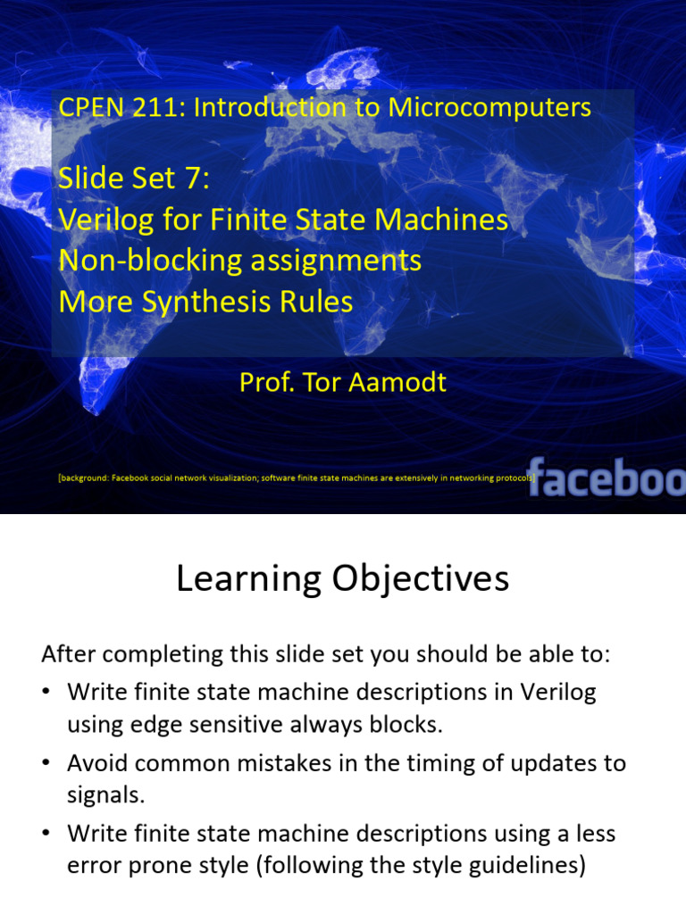 Ss7verilog For Fsms Pdf Electronic Design Computer Engineering 3491