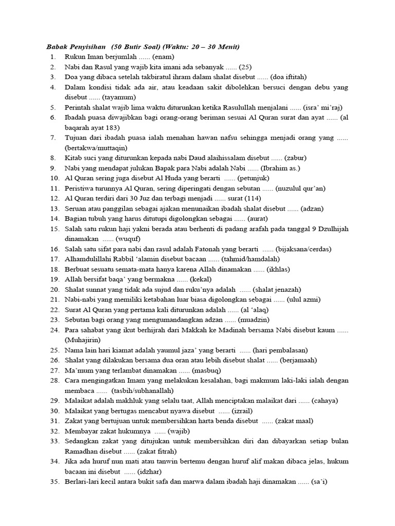 Soal Final MAPSI | PDF