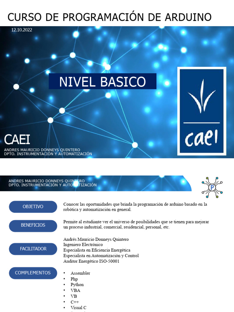 Presentación Curso-Arduino-1 | PDF | USB | Arduino