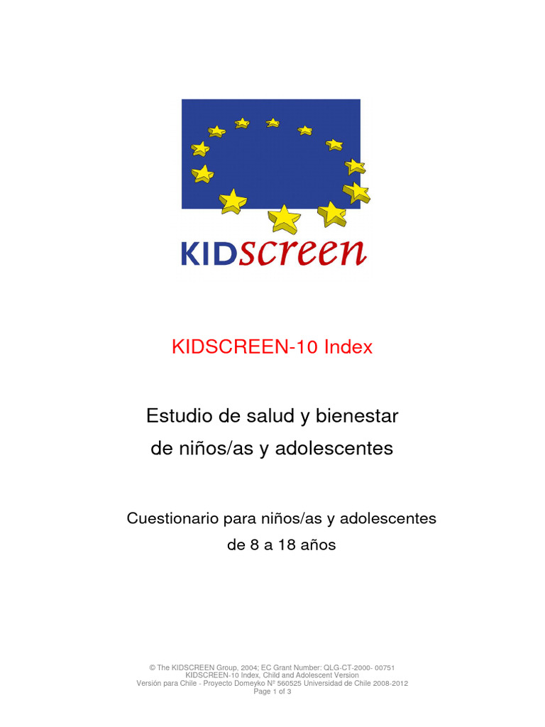 Kidscreen 10 Chile | PDF | Crecimiento personal y profesional | Estilo de vida