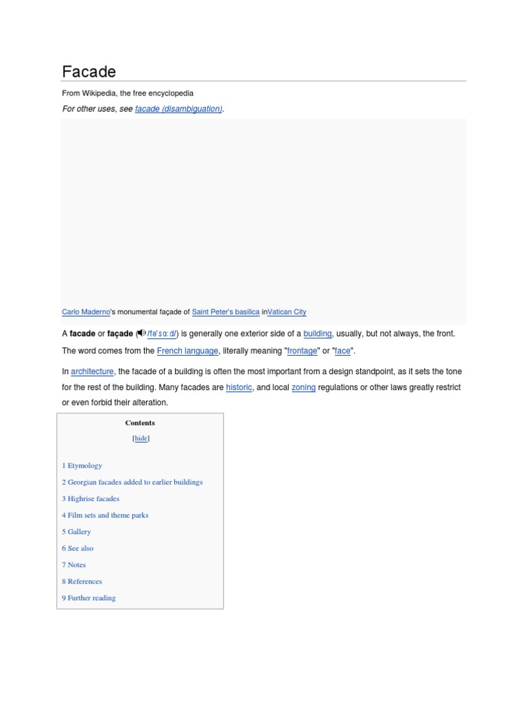 Facade | PDF | Building | Architectural Design