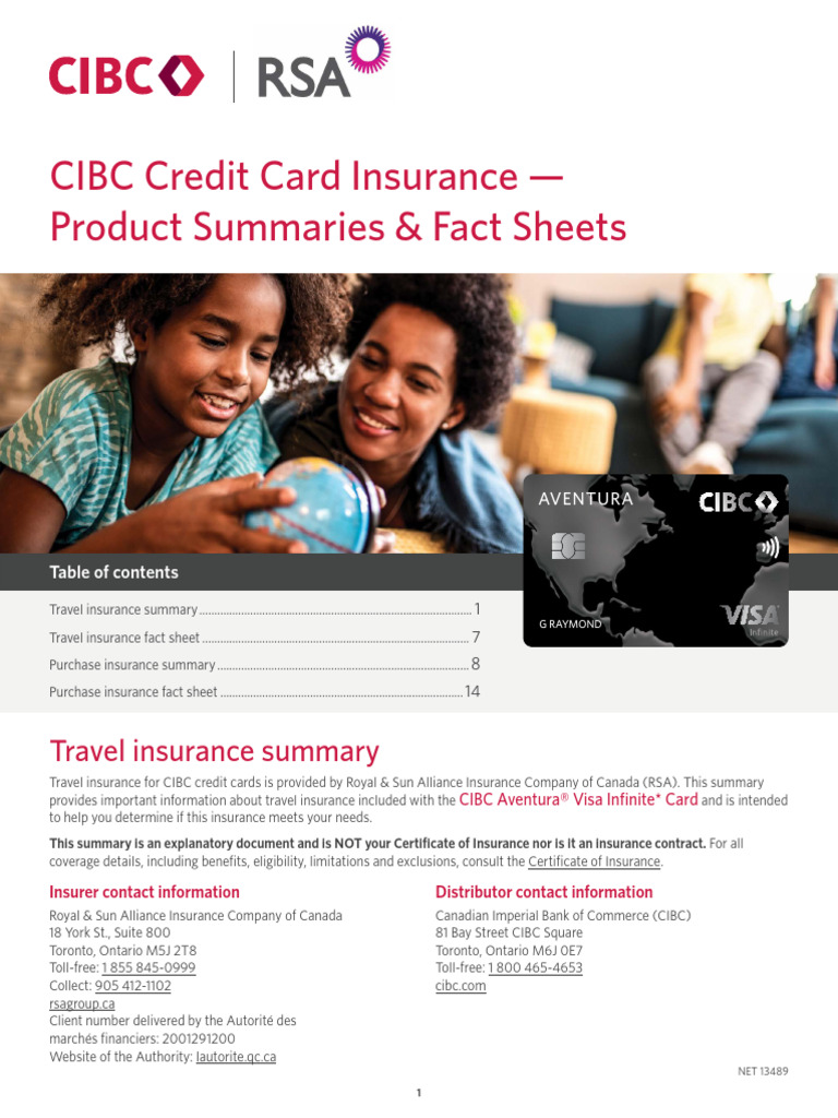 Cibc 3 | Download Free PDF | Insurance | Credit Card