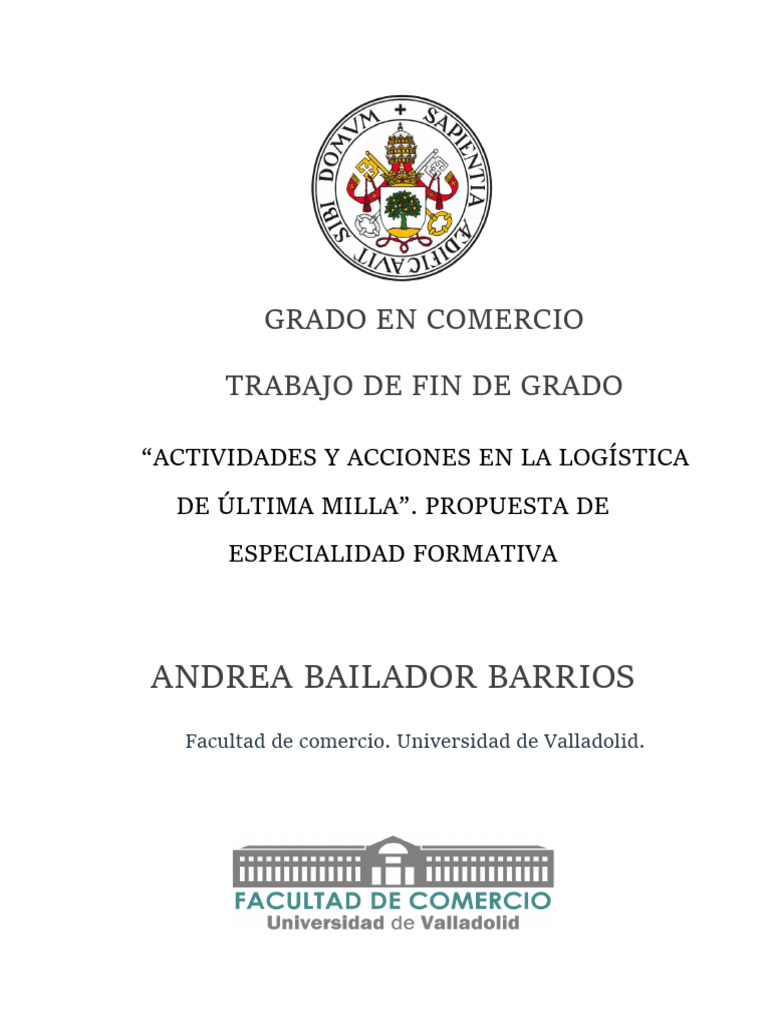 TFG J 253 | PDF | Logística | Business