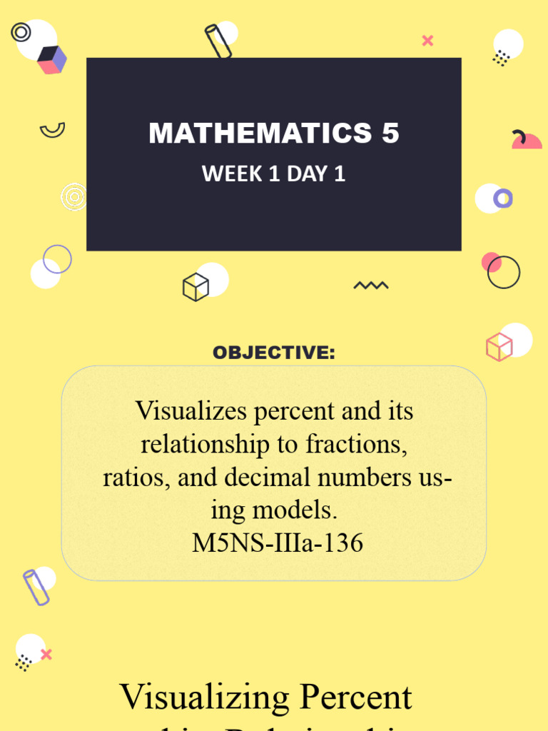 Visualizing Percent in Math Concepts | PDF | Percentage | Ratio
