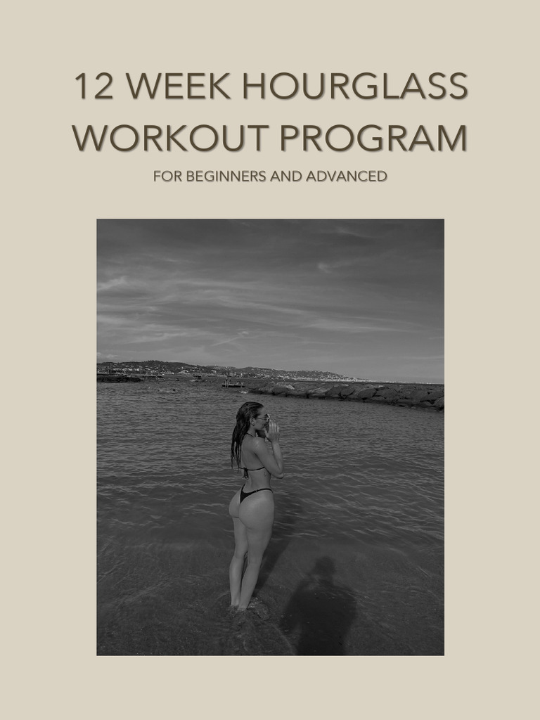 Hourglass Workout Program by Luisagiuliet 2 | PDF | Strength Training | Weight Training