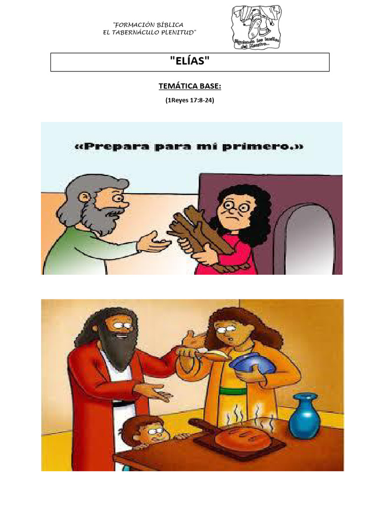 Formación Bíblica: Elías y la Viuda | PDF | Creencia religiosa y ...