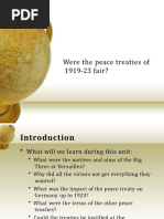 Aims of The Big Three | PDF | World War I | Treaty Of Versailles