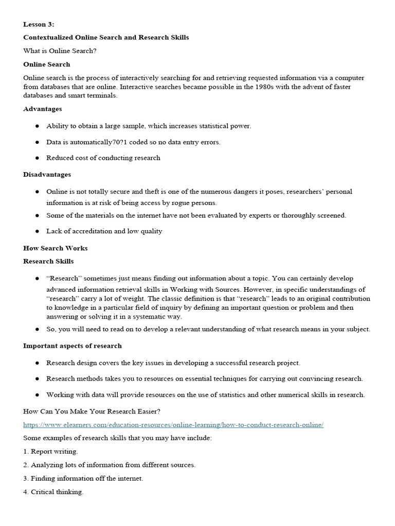 Lesson 3 4 | PDF | World Wide Web | Internet & Web