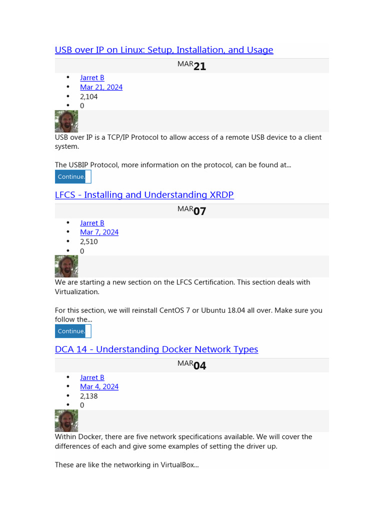 USB Over IP On Linux | PDF