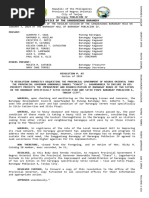 Resolution Request To Hon. Lawrence Fortun For Construction of New ...