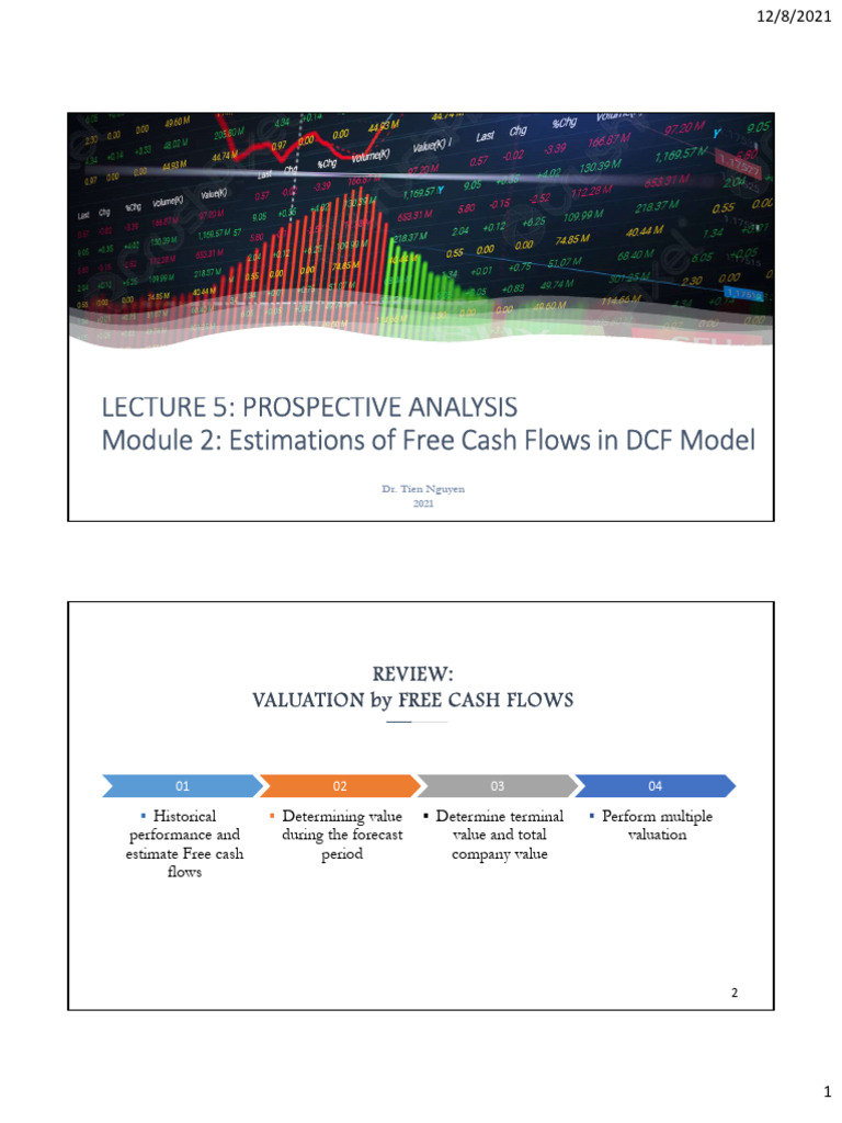 IUBAV - Lecture 5 - Module 2 Estimation of Free Cash Flows in DCF Model | PDF | Free Cash Flow ...