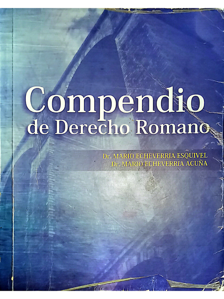 Compendio de Derecho Romano | PDF