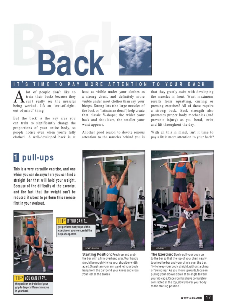 Body For Life - Back Training | PDF