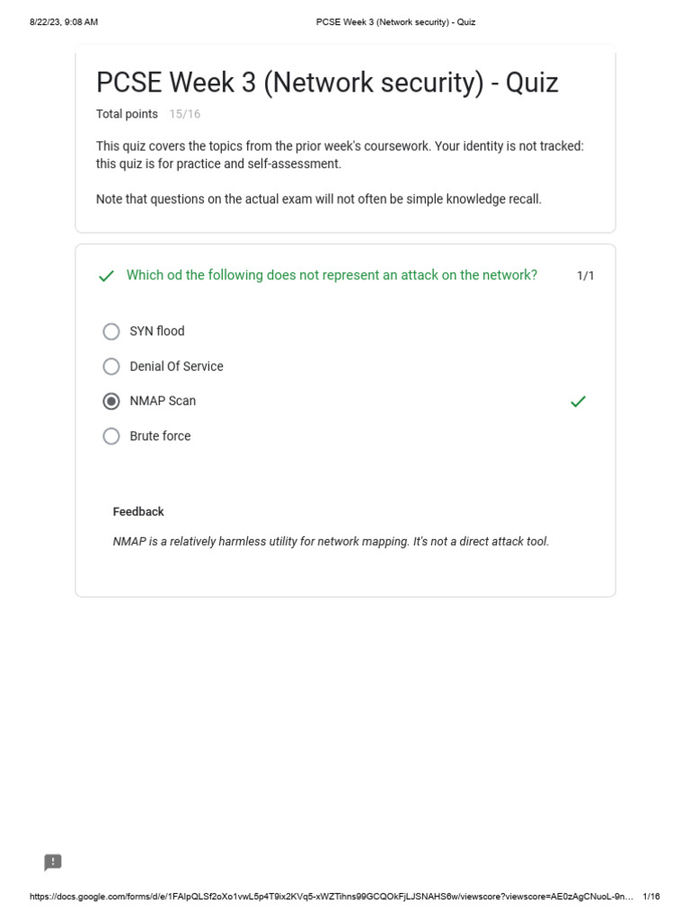 PCSE Week 3 (Network security) | PDF | Computer Network | Cloud Computing
