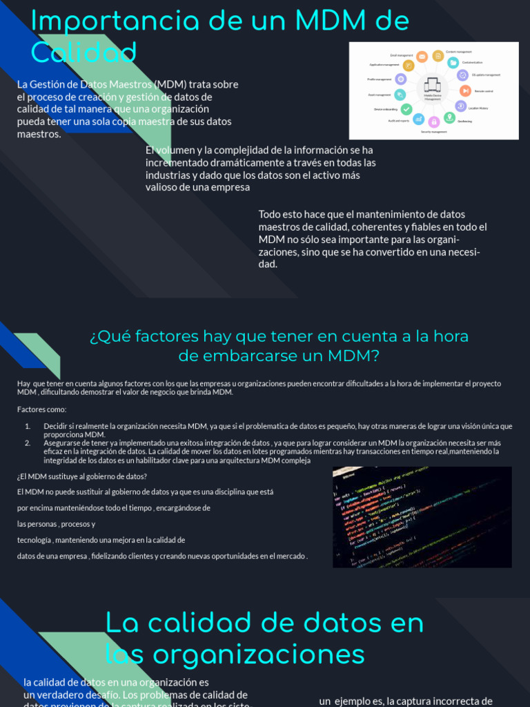 2la Calidad de Los Datos Como Parte Esencial de MDM | PDF | Business | Informática
