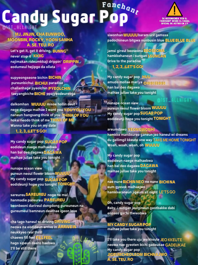 Candy Sugar Pop Fanchant | PDF